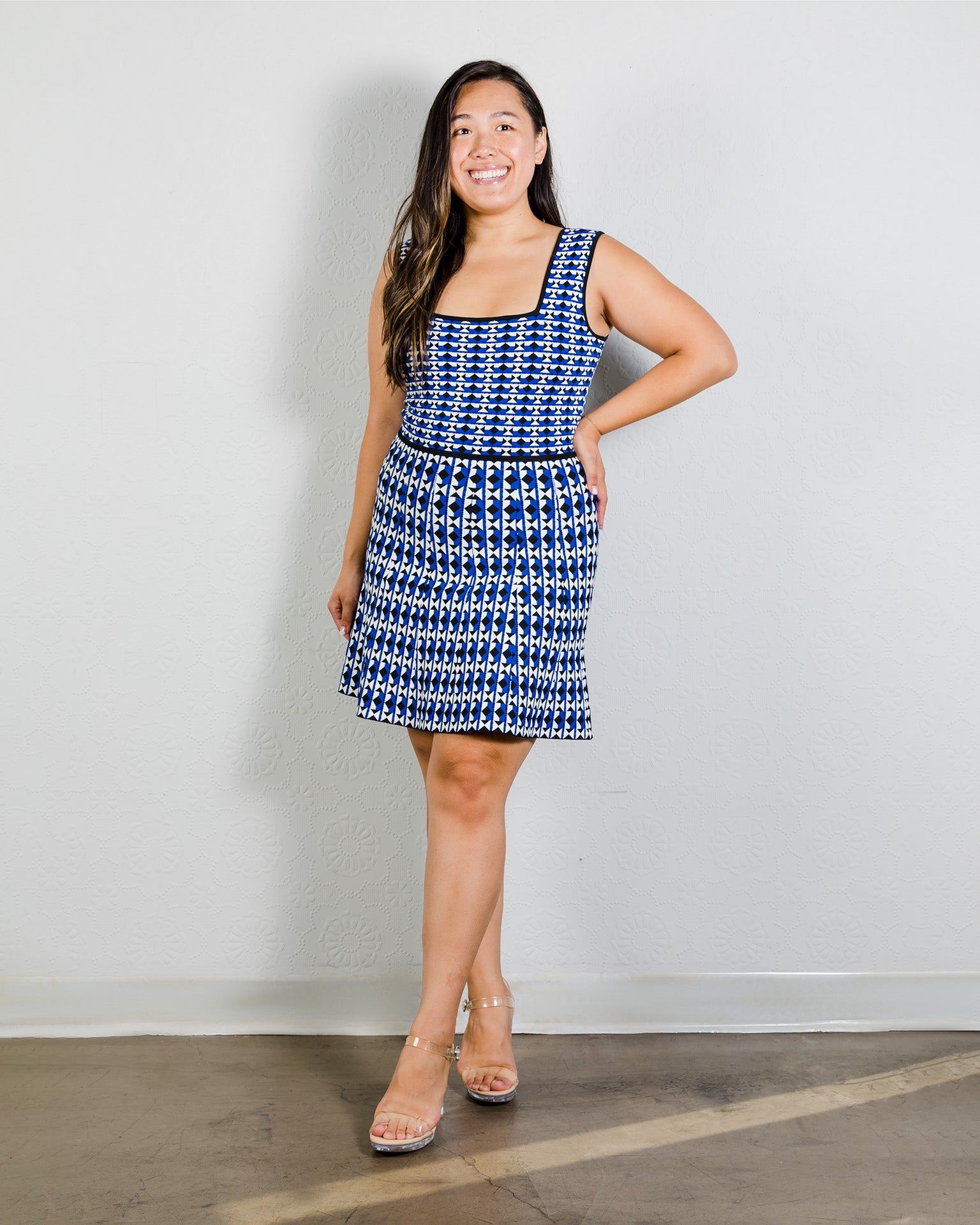 Blue Knit Dress - S – MADE by DWC